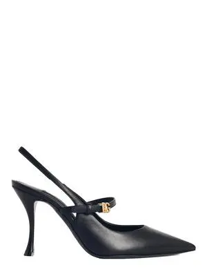 DOLCE & GABBANA Leather Slingbacks