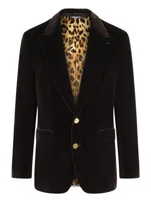 Dolce & Gabbana Polyester Blazer - Black