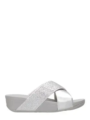 FITFLOP Embellished Cross-Strap Slides