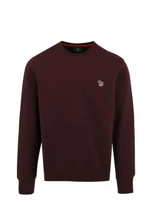 Paul Smith Sweatshirt With 'zebra' Motif - Red