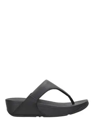 Fitflop Leather Flip-flops - Black