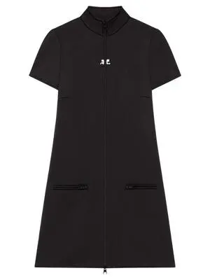 COURREGES Mini Dress - Black