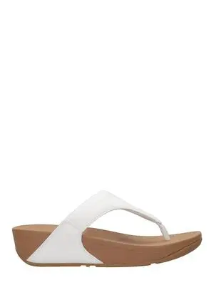 Fitflop Leather Flip-flops - White