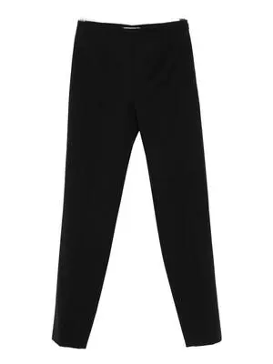 PT TORINO Mid-rise Straight Leg Trousers - Black
