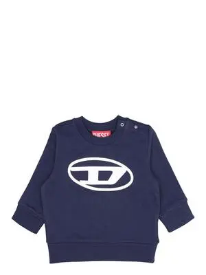 DIESEL® Cotton Long Sleeve Top - Blue