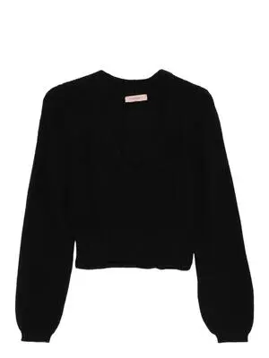 Twin-set Pullover Sweater - Black