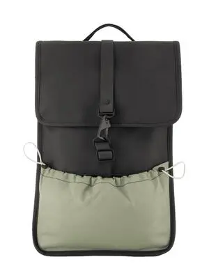 Rains Mini Synthetic Backpack - Black