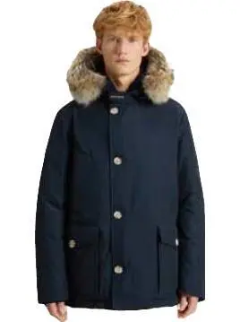 Woolrich Coat - Melton Blue