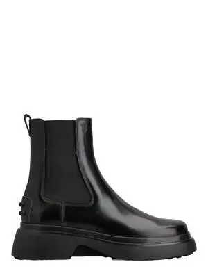 TOD'S Leather Chelsea Boots - Black