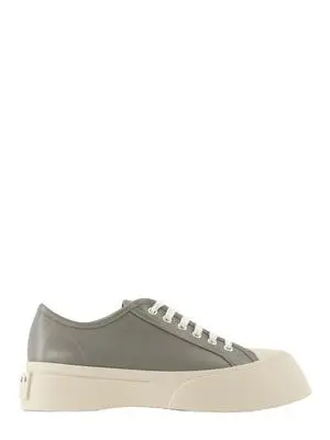 Marni Leather Sneakers Grey