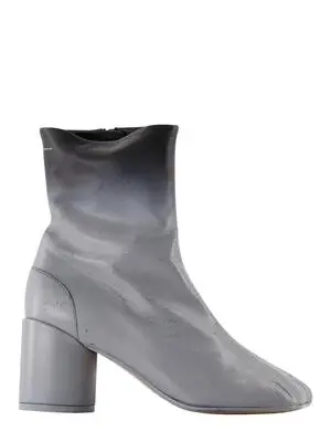 MAISON MARGIELA Leather Ankle Boots - Black