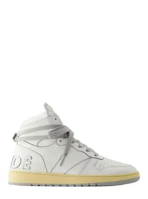 Rhude Rhecess Hi-top Sneakers - White
