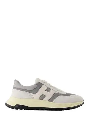 Hogan Hyperlight Leather Sneakers White