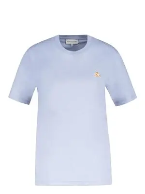 Maison Kitsuné Chillax Fox Patch T-shirt - Blue