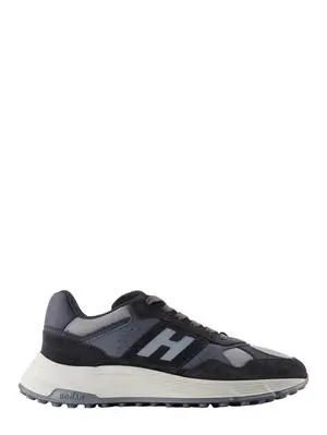 Hogan Hyperlight Leather Sneakers - Black