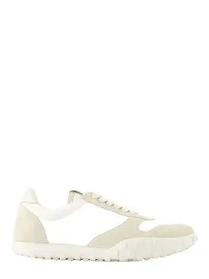 JIL SANDER Leather Sneakers - White