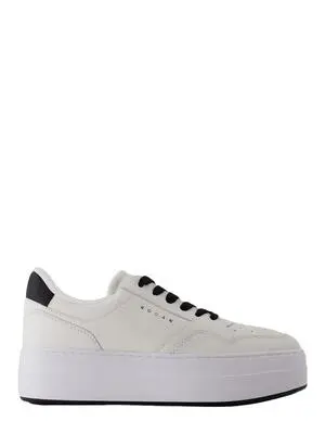 Hogan H670 Leather Sneakers - White