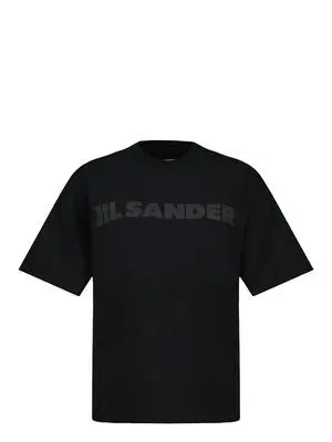 JIL SANDER Cn Ss Cotton T-shirt - Black