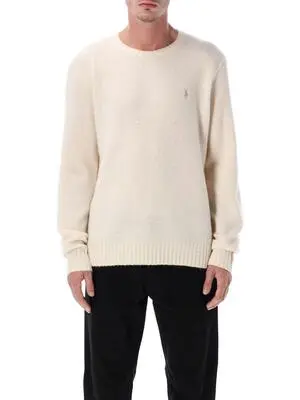 Polo Ralph Lauren Wool-blend Crew Neck Jumper - White