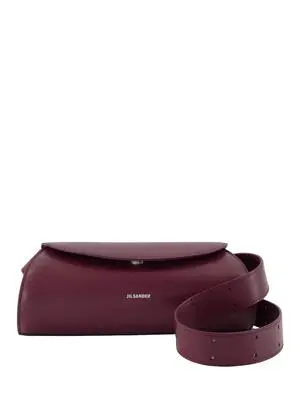 JIL SANDER Cannolo Mini Leather Purse