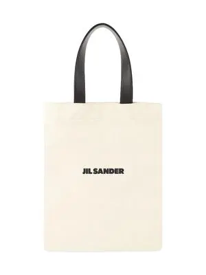 JIL SANDER Tote Bag In Fabric - Beige
