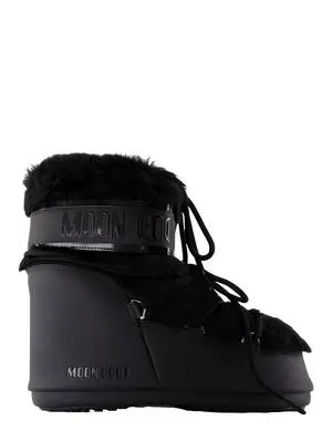 Moon Boot Icon Low Ankle Boots - Black
