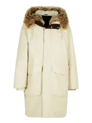 Moose Knuckles Dawson Cotton-blend Parka - Cream