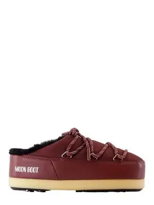 Moon Boot Evx Mule Sandals - Burgundy