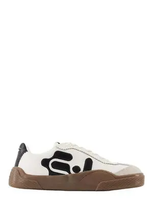 Eytys Santos Leather Sneakers - White