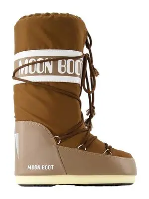 Moon Boot Icon Synthetic Boots - Burgundy