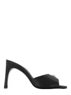 Coperni Logo Leather Mules - Black