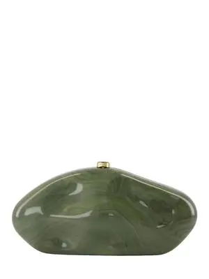 Cult Gaia Cult Gaia The Caldera Clutch Green