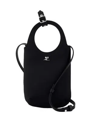 COURREGES Slim Holy Handbag - Black