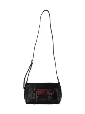 Zadig&Voltaire Crossbody Leather Bag - Black