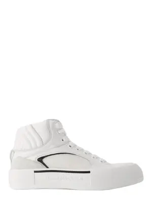 Alexander McQueen Oversized High-top Sneakers - White