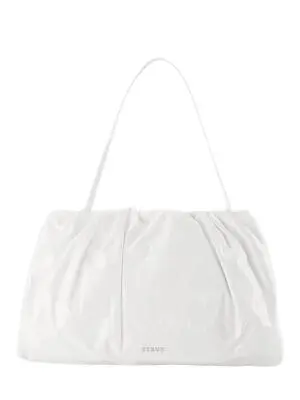 Staud Phoebe Leather Shoulder Bag - White