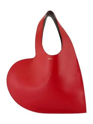 Coperni Heart Leather Shoulder Bag - Red