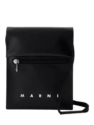 Marni Pouch On Strap Crossbody - Black