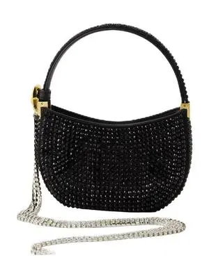 MAGDA BUTRYM Micro Vesna Crystal Hobo Bag