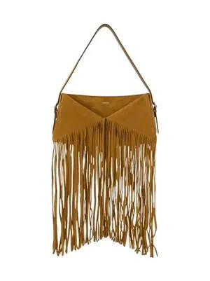 Coperni Belt Shoulder Leather Bag - Brown