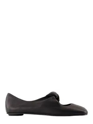 Alexander McQueen Leather Ballerinas - Black