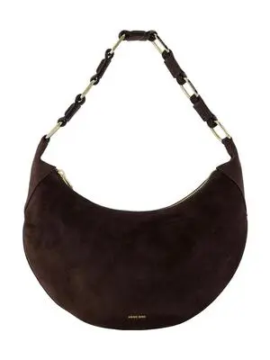 ANINE BING Kate Leather Shoulder Bag Brown