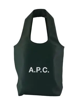 A.p.c. Ninon Small Shopper Bag - Green