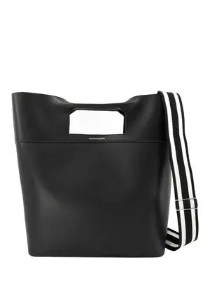 Alexander McQueen The Square Bow Ns Handbag - Black