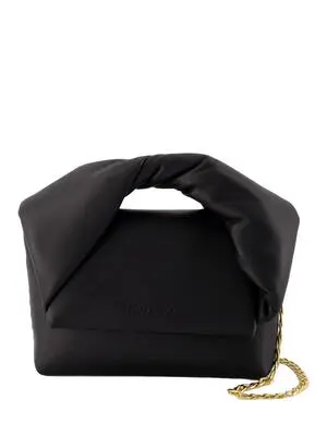 JW Anderson Leather Crossbody Bag - Black