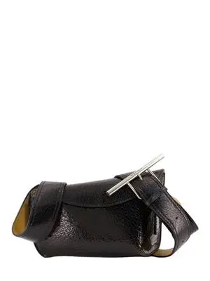 Alexander McQueen Leather Sling Bag - Black