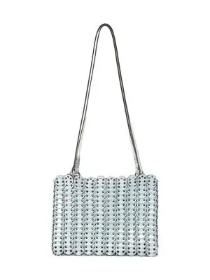 Rabanne Leather Shoulder Bag - Blue