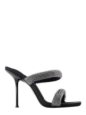 Alexander Wang Julie Tubular Leather Sandals - Black