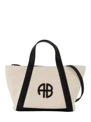 ANINE BING Small Cara Shopper Bag - Beige