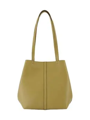 Vanessa Bruno Cabas Pm Leather Tote - Green